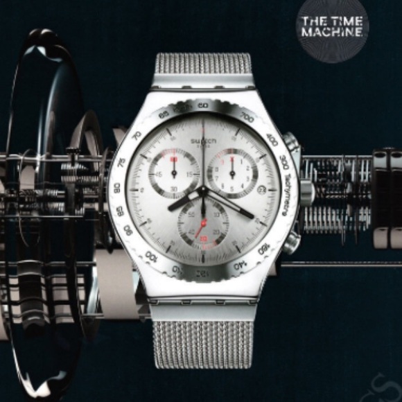 Swatch | Accessories | Swatch Mens Irony Chrono Watch The Time Machine ...